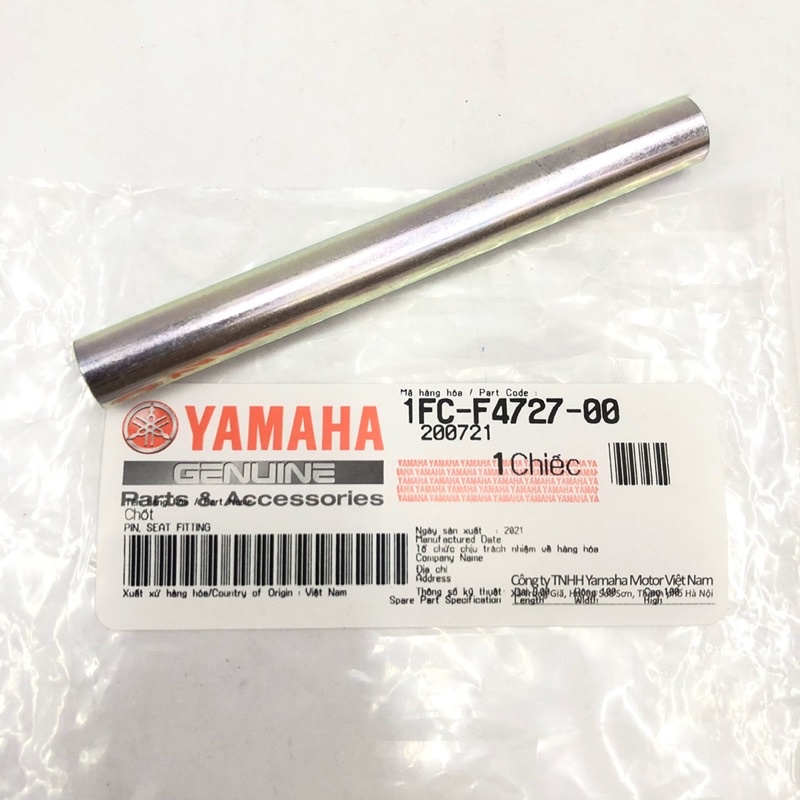 100% ORIGINAL YAMAHA Y15ZR LC135 SEAT HINGE PIN 0 1FC-F4727-00 KUSEN ...
