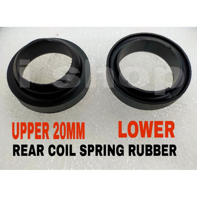 COIL SPRING RUBBER (REAR/LOWER)(1"INCH) (REAR/UPPER)(20mm) PERODUA MYVI ...