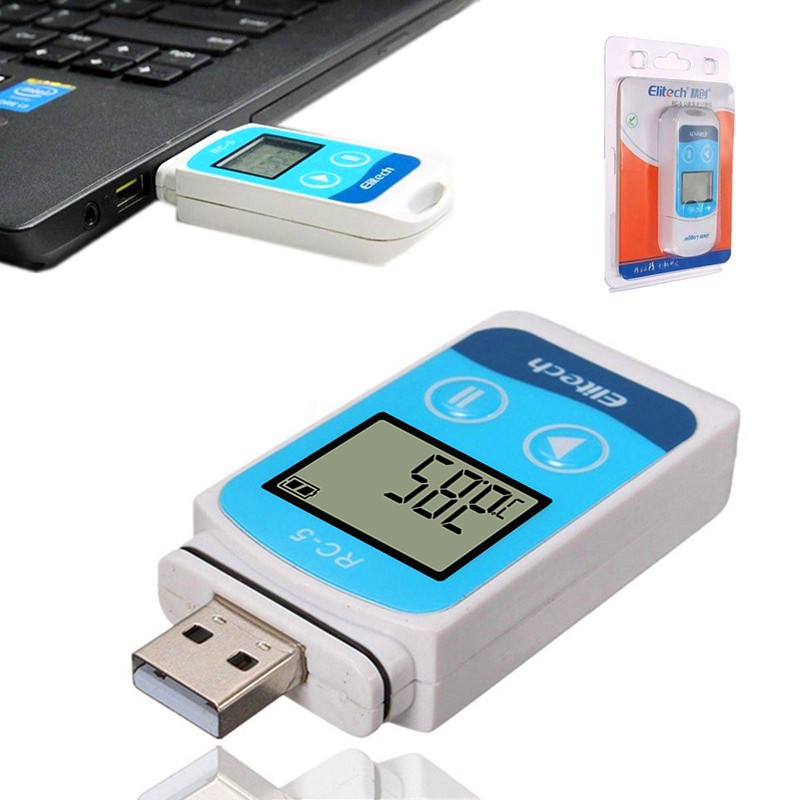 USB TEMPERATURE DATALOGGER RC-5/RC -5+ Waterproof USB Temperature Data Logger Measurement ...