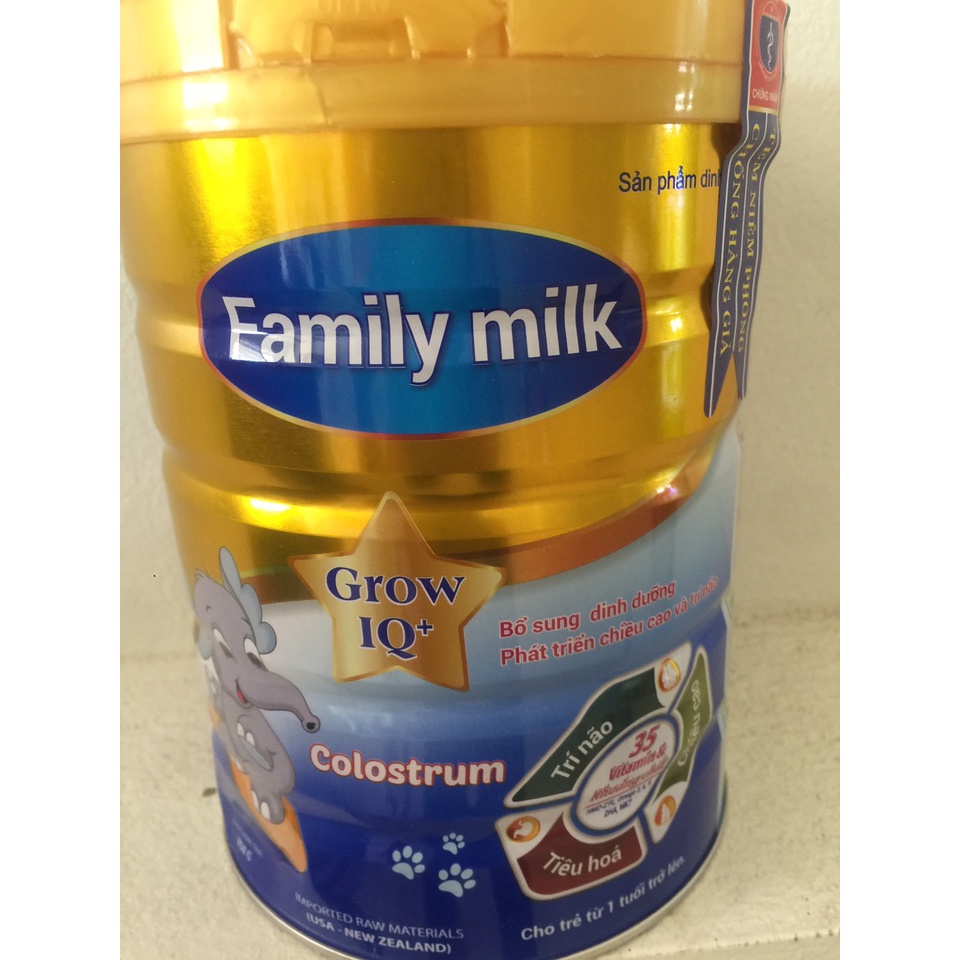 Family GRow IQ powdered milk 900g helps babies develop height and brain ...