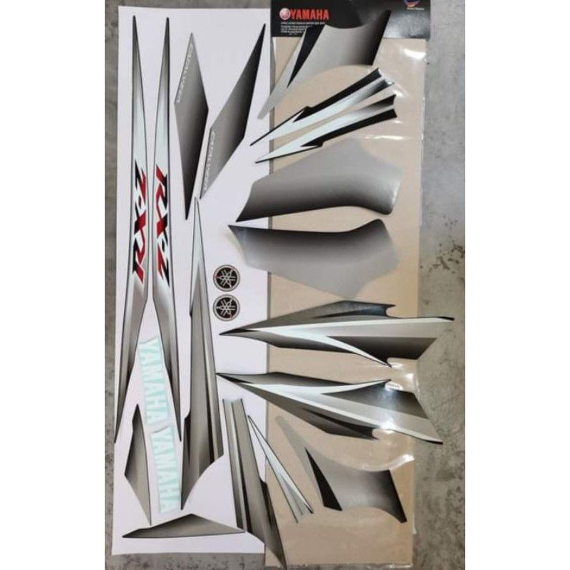 Stripe/sticker yamaha rxz catalyzer hitam skala original hly | Shopee ...