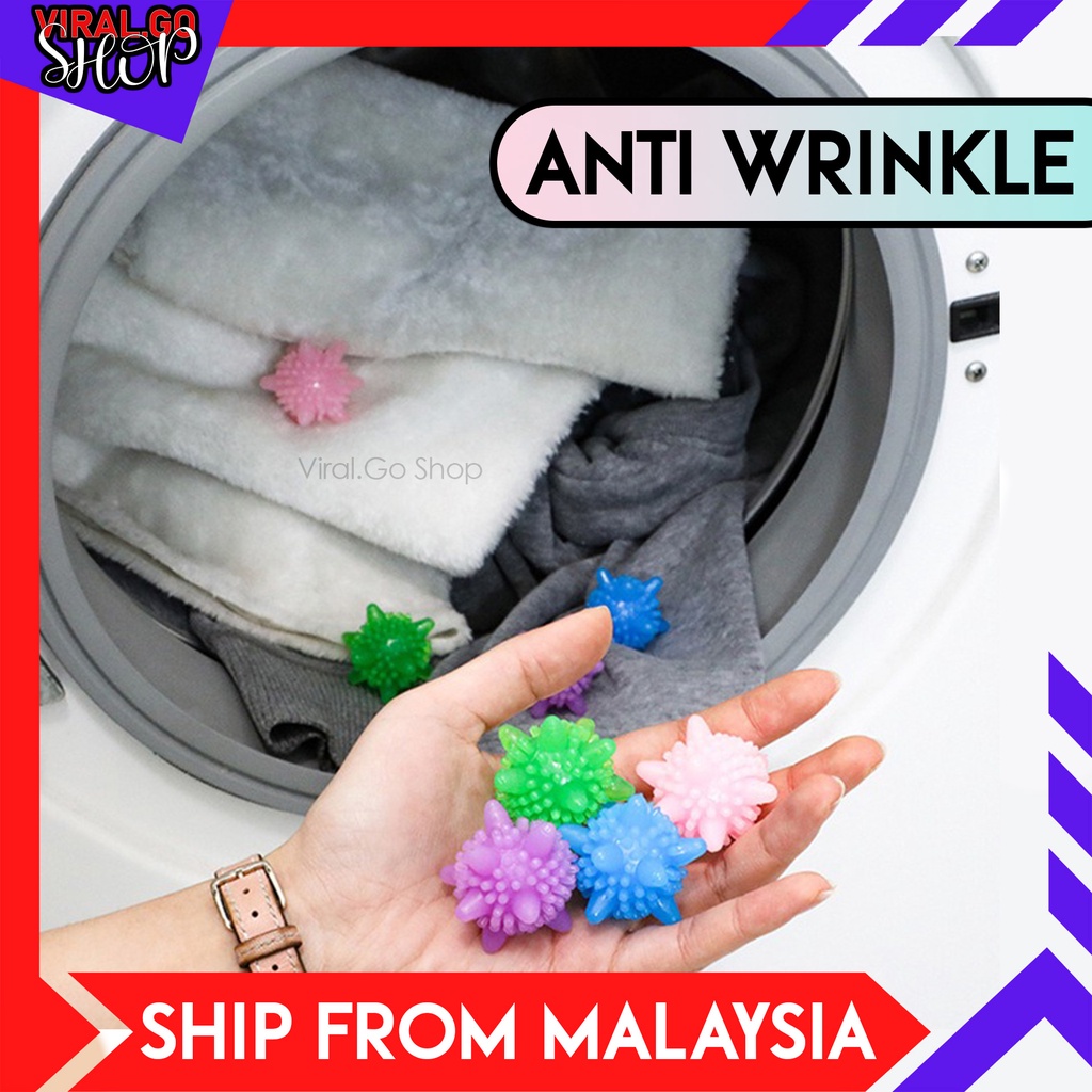 1Pc Magic Reusable Washing Machine Laundry Ball Decontamination Anti ...
