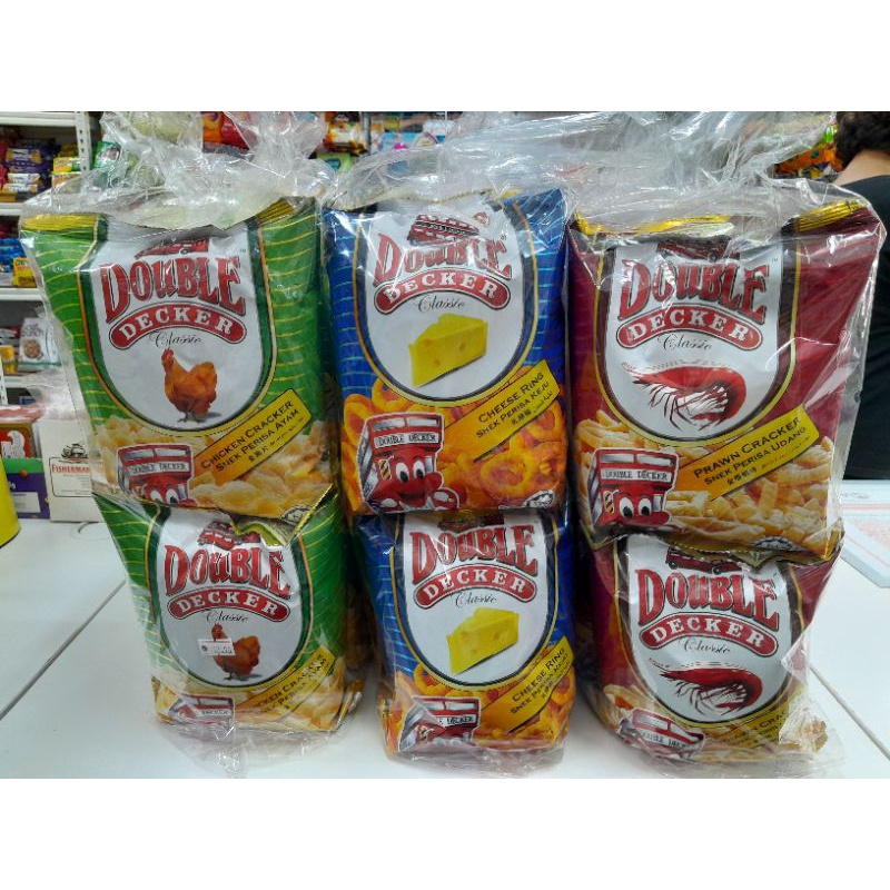 DOUBLE DECKER CLASSIC SNACKS VALUE PACK (60G X 10 PACKS) | Shopee Malaysia