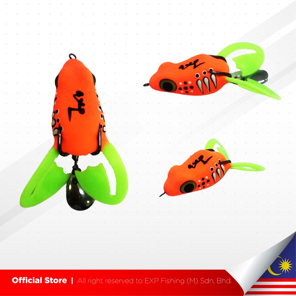 EXP Killer Frog V3 Rubber Frog Soft Body Lure | Shopee Malaysia