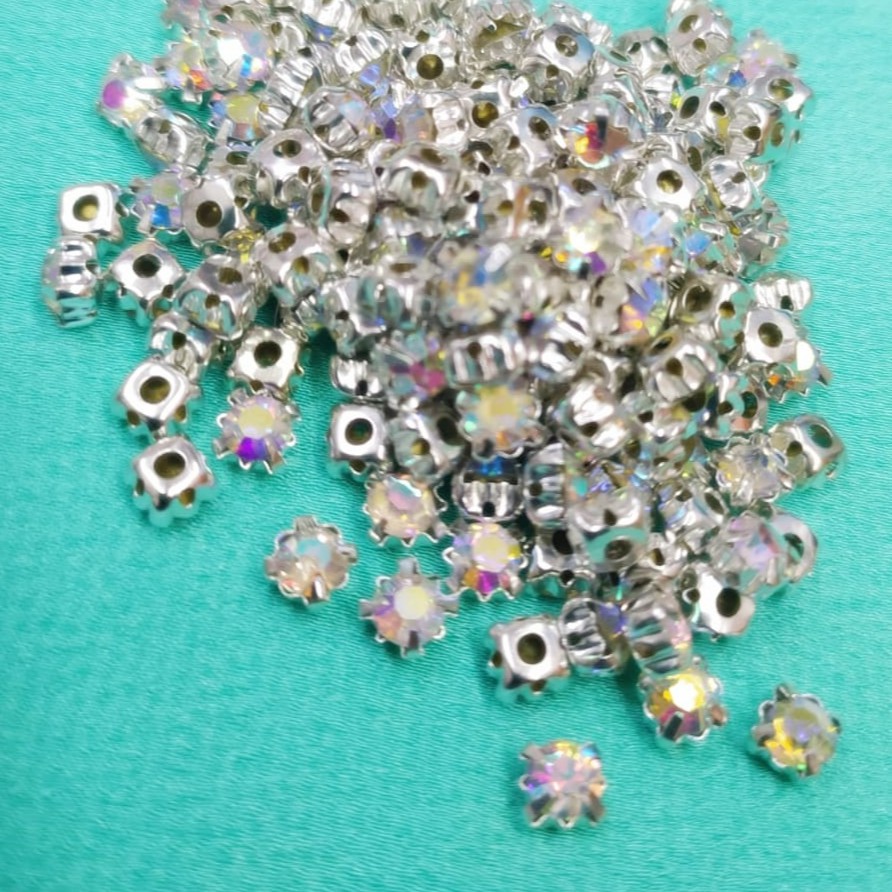 Glass Montees Beads 4 to 10mm Manik Montee Kaca Sew On Montee Glass ...