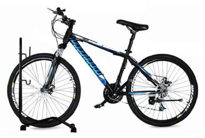 Cycling Bicycle L Stand 2 in 1 Basikal Parking Display With Hook ...