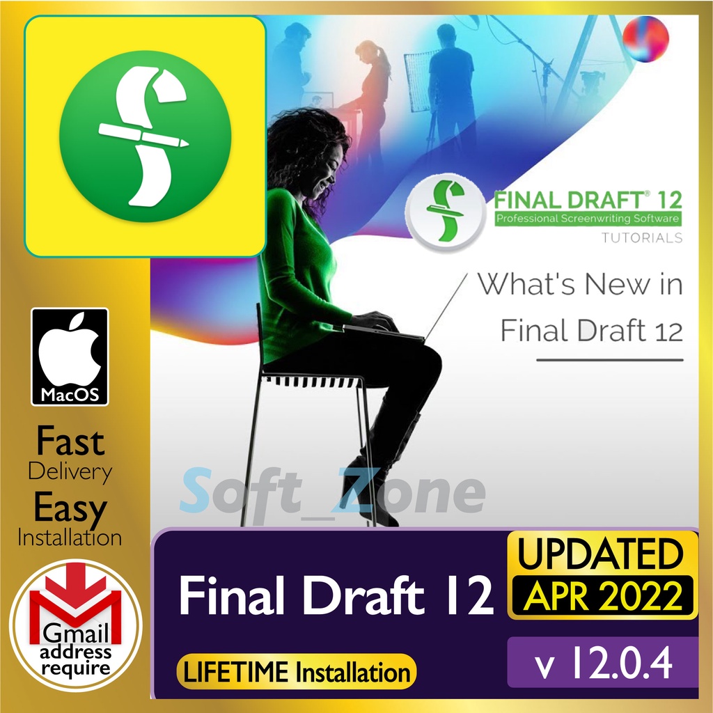 Final Draft 12 12.0.4 - Powerful & Pro Script Formatting Tool [macOSX ...