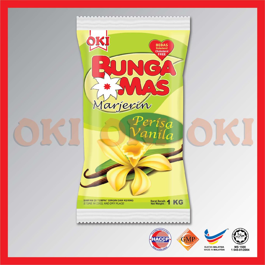 Bunga Mas Margarine Vanilla 1kg | Shopee Malaysia