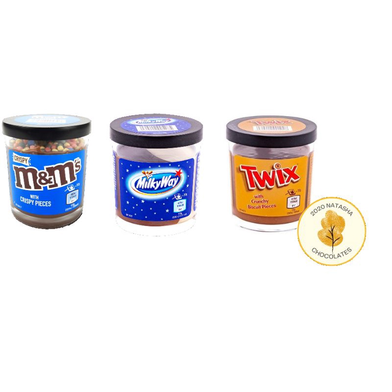 TWIX & M&Ms & Milky way Chocolate Spread. 200g | Shopee Malaysia