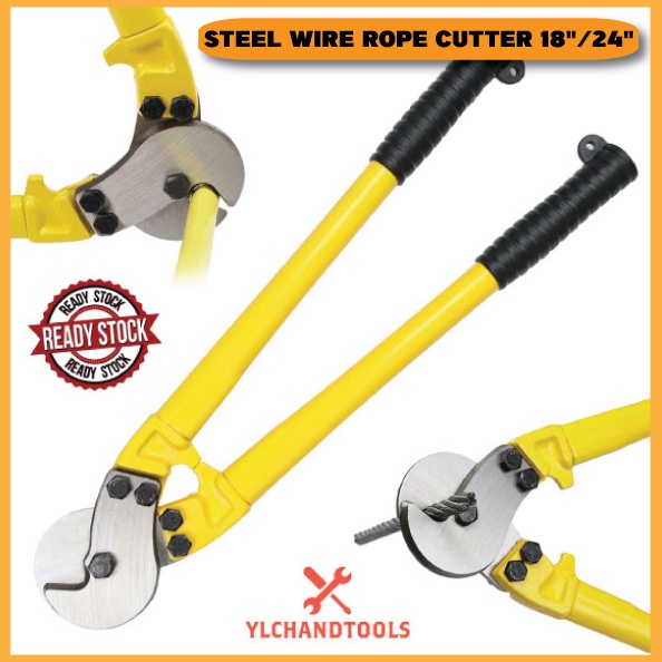 [READY STOCK] Steel Wire Rope Cutter 18"/24" Heavy Duty Industrial Hand ...