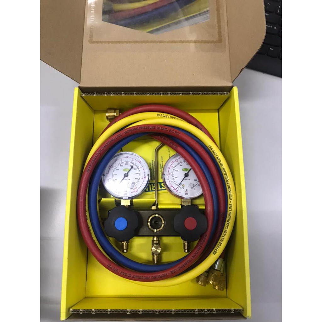 MANIFOLD GAUGE R410A/R32 REFCO | Shopee Malaysia