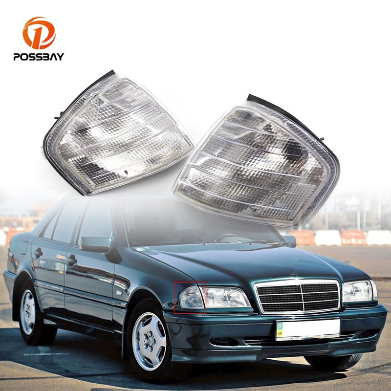 {good} Car Front Bumper Clear Corner Side Light Housing For Mercedes