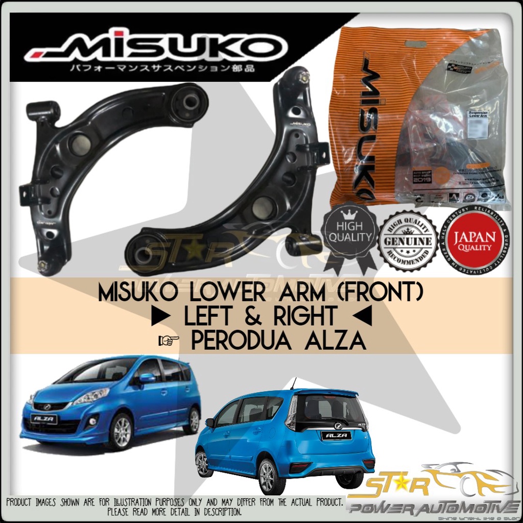 MISUKO Perodua Alza Premium Lower Control Suspension Arm Set ( Left ...