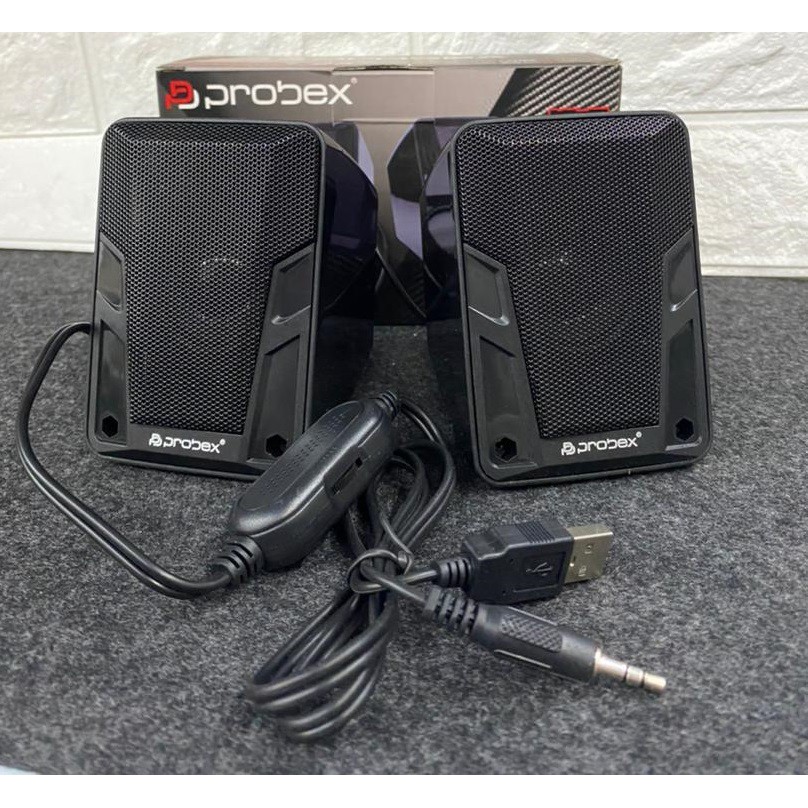 PROBEX MULTIMEDIA MINI USB SPEAKER WITH VOLUME CONTROL (SP-S28) READY ...