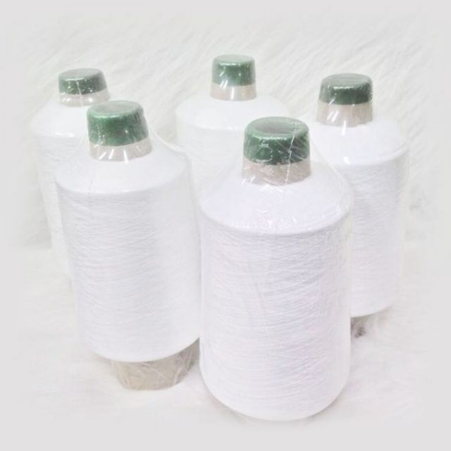 Benang Jahit Tepi Putih (450g Thread) Benang polyester benang gebu ...