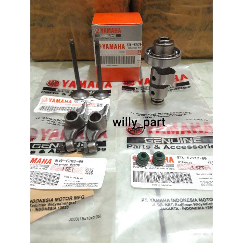 Axle Noken Package + Valve Trigger + Valve Set + Valve Seal Mio Sporty ...