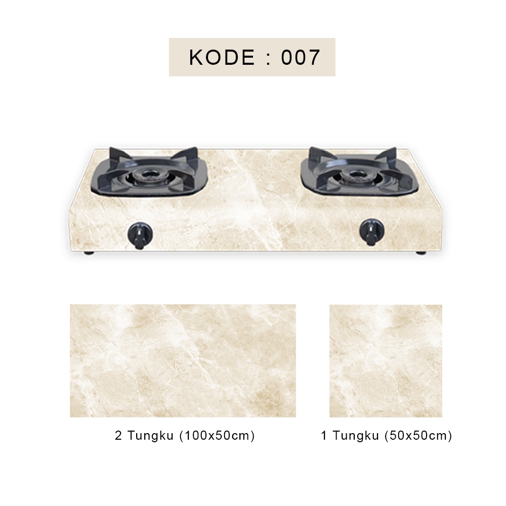 1-burner And 2-burner Stove Stickers With Minimalist Marble Motifs ...