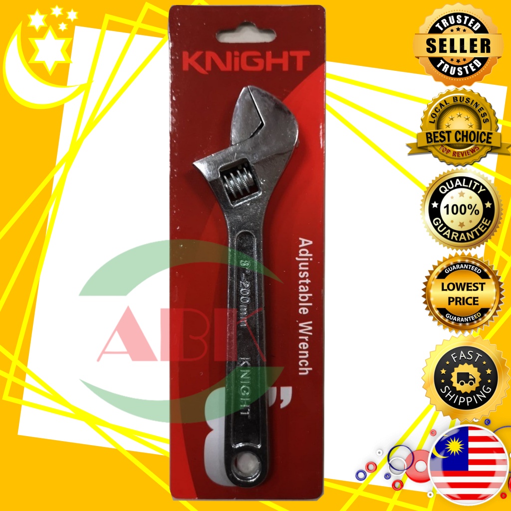 (6" / 8" / 10" / 12") KNIGHT SWITCH SPANNER ADJUSTABLE WRENCH SPANAR ...