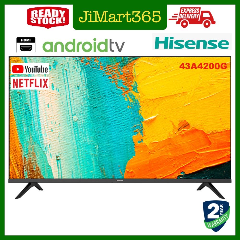 Hisense 43" Inch 43A4200G Android Full HD Led TV | Shopee Malaysia