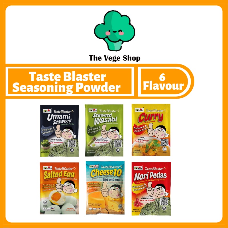 调味粉Soy Asahi Taste Blaster Seasoning Powder 6flavour 30g | Shopee Malaysia