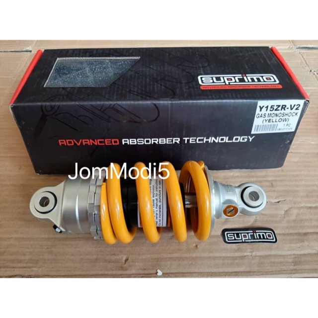 Y15ZR V1 V2 Y16ZR 205MM ADJUSTABLE GAS MONOSHOCK Y15ZR VER2 VER 2 SUPRIMO YAMAHA 205MM MONO ...