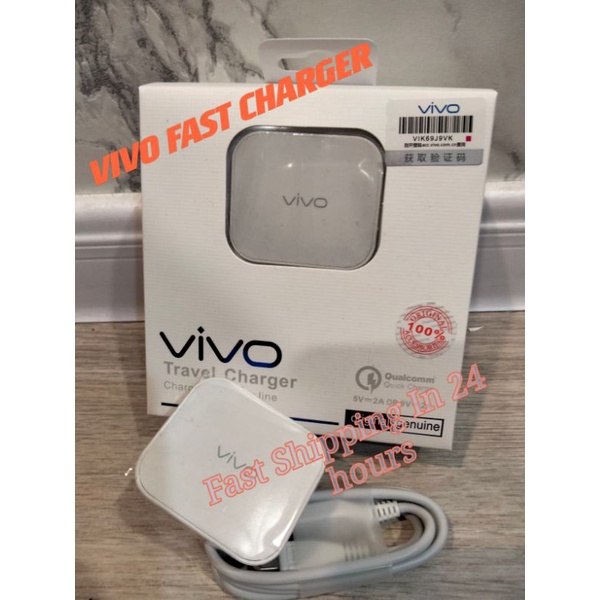 VIVO Fast Charging Travel Adapter Charger with Free Micro USB Fast ...