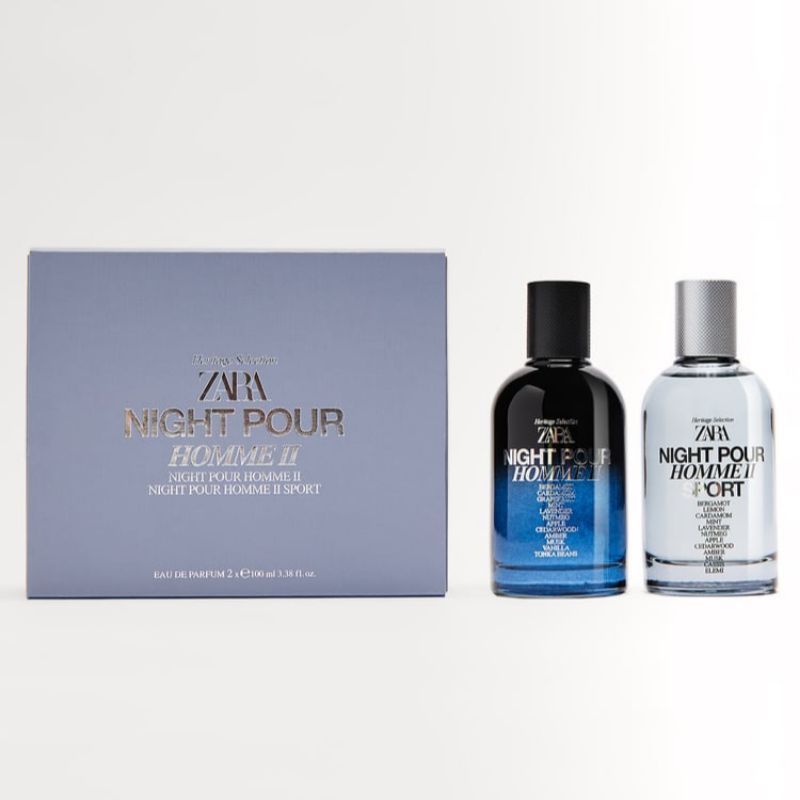 Zara Heritage Selection Night Pour Homme II EDP 100ml + Night Pour ...