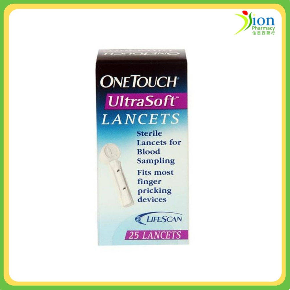 [ORIGINAL] ONE TOUCH ULTRASOFT LANCETS 25S | Shopee Malaysia