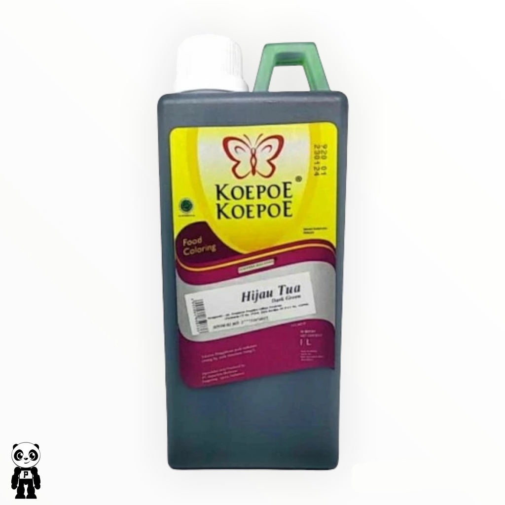 HIJAU Koepoe Koepoe Dark Green Coloring 1 Liter Food Coloring Dark ...