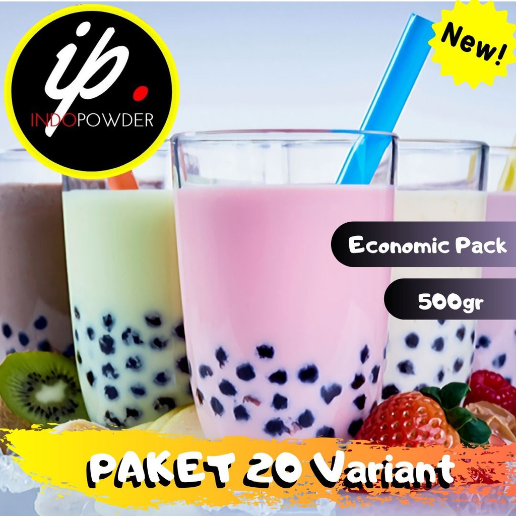 500 Grams - Various Flavors Beverage Powder Package 20 Variants (Can ...