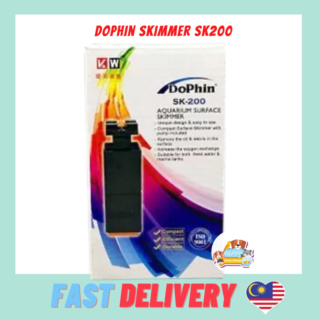 DOPHIN Surface Skimmer SK-200 - Aquarium fish tank surface skimmer Aquascaping | Shopee Malaysia