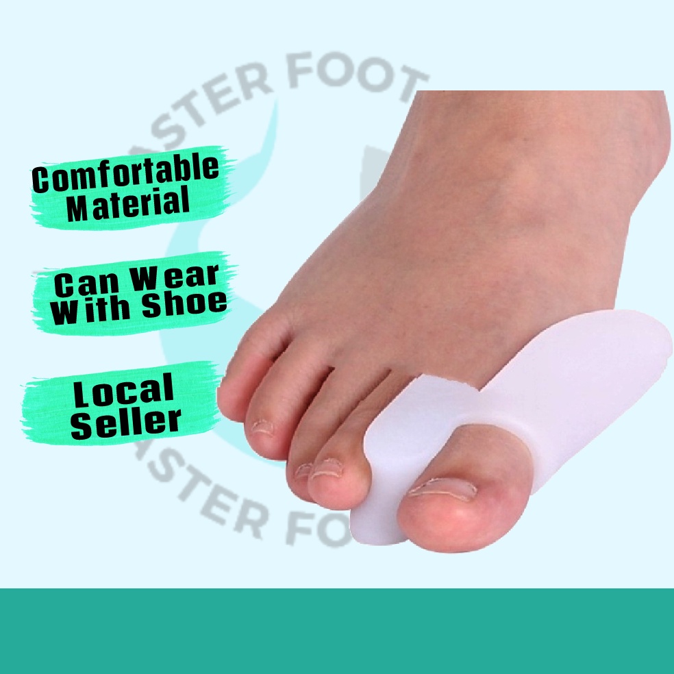 Toe Bunion Corrector Soft Gel Toe Separators Hallux Valgus Toe ...