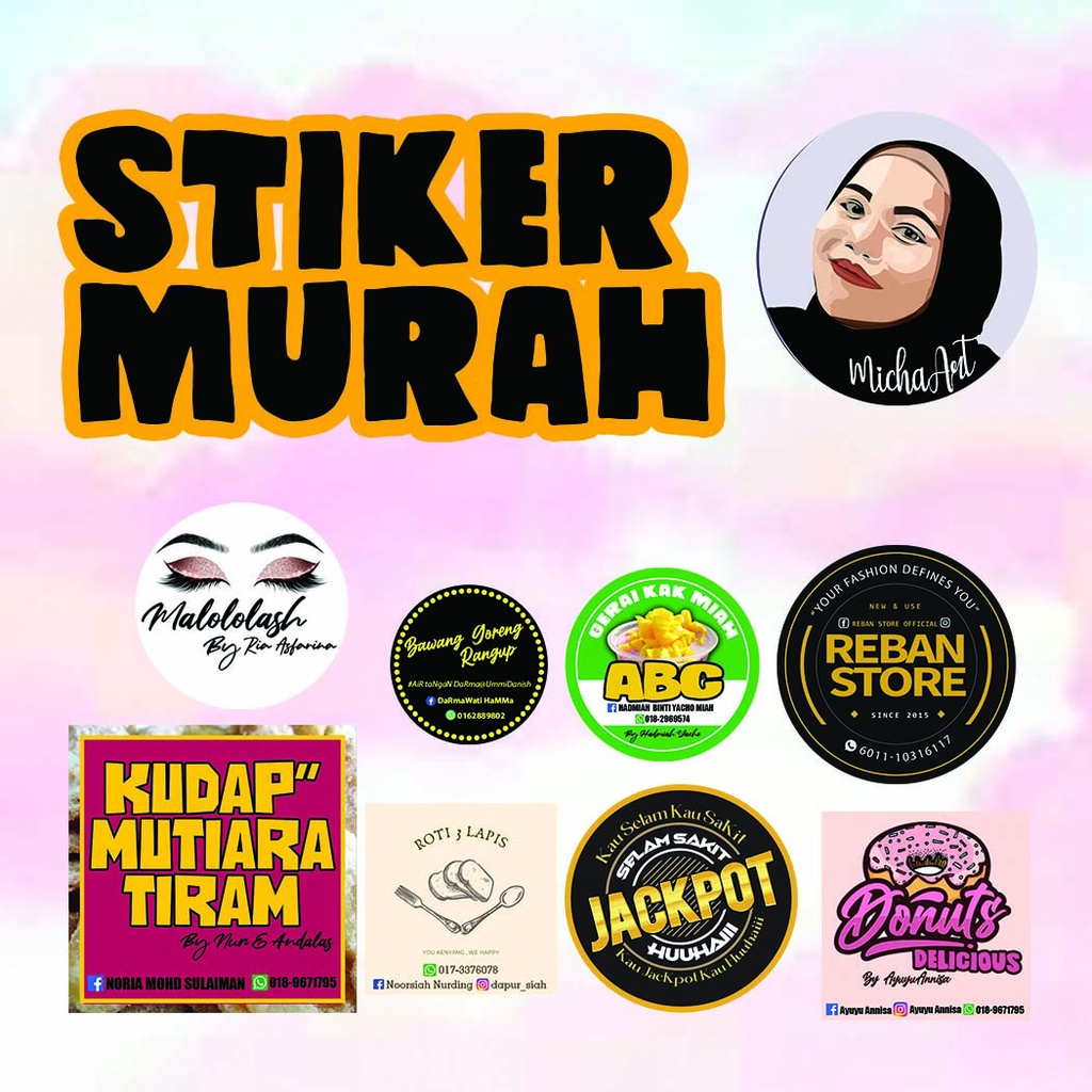 Sticker Lebel Mirrorcoat Murah | Shopee Malaysia