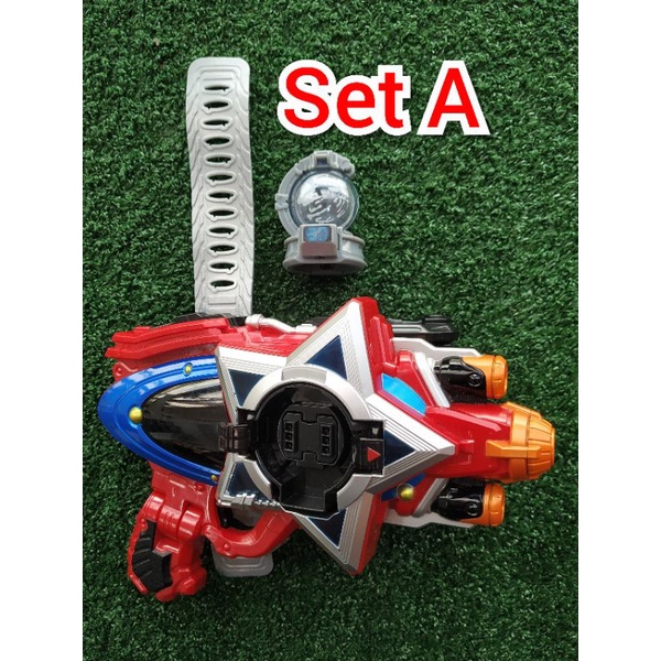 BANDAI UCHU SENTAI KYURANGER DX SEIZA BLASTER KYUTAMA SET (PRELOVED ...