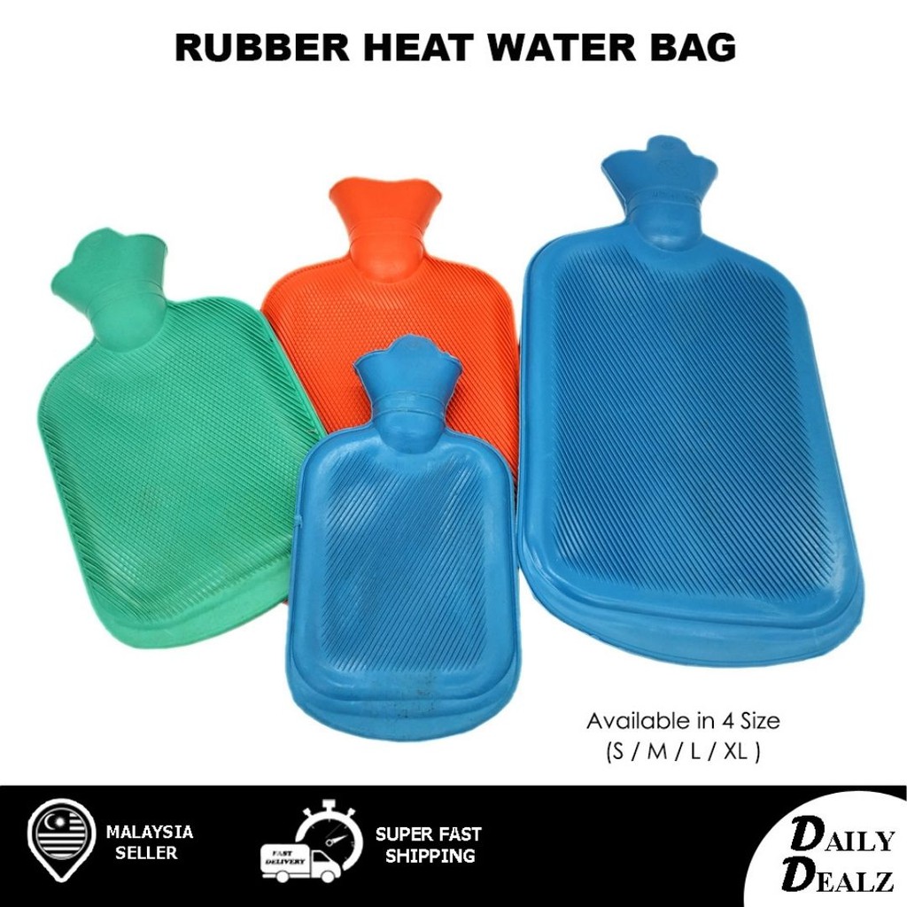 Thick Rubber Hot Water Bottle Pouch Bag/Bag Air Panas Getah Tebal ...