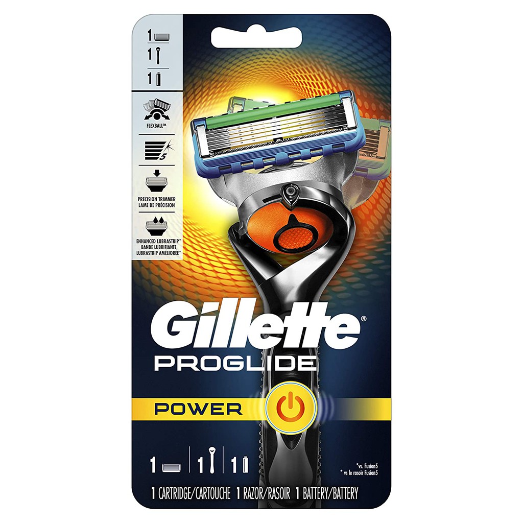 Gillette Fusion Fusion5 Proglide Power Razor Starter Kit ( 1 Cartridge ...