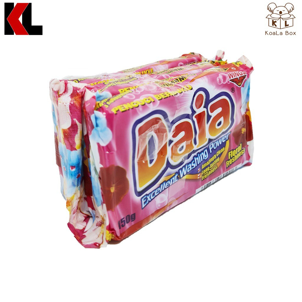 Daia Detergent Bar / Daia Sabun Buku 150G ( 3PCS) - Floral Freshness ...