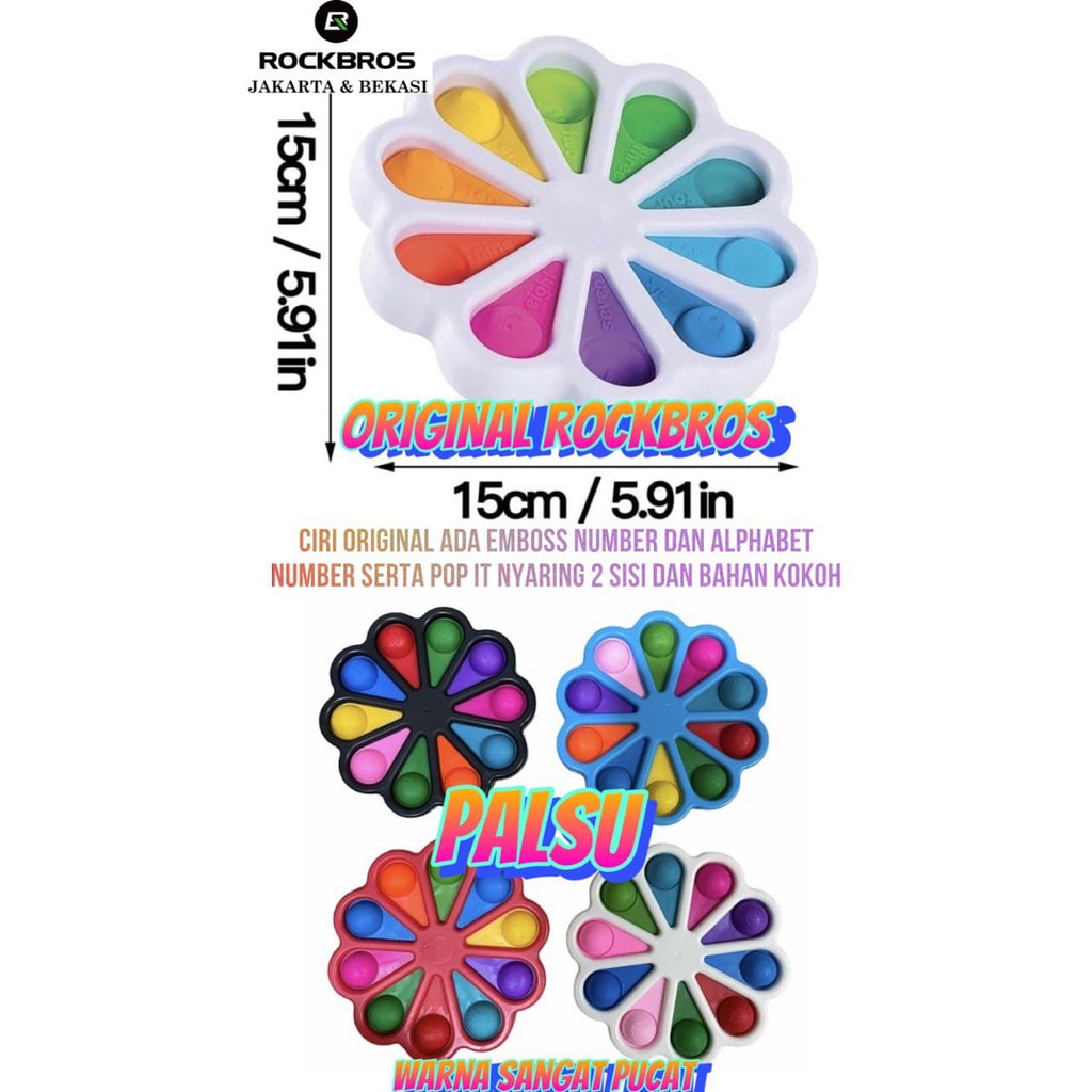 Simple Dimple Pop It Fidget Toys Toy Squishy Simpl Dimpl Sensory Tik ...