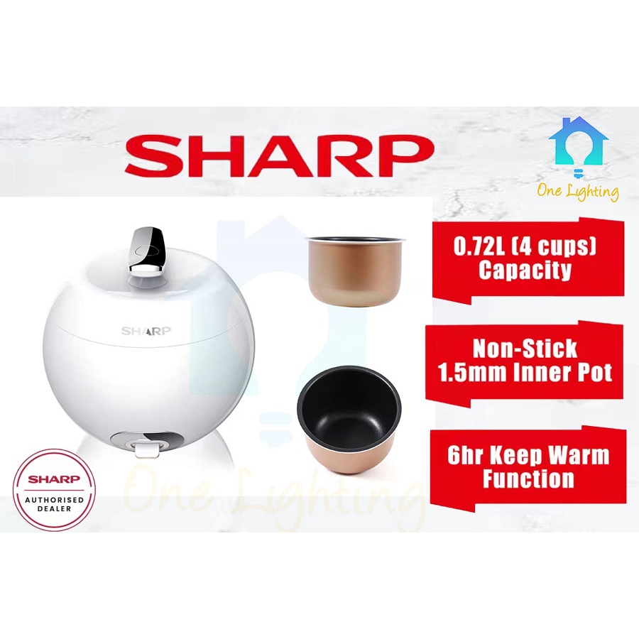 Sharp Mini Rice Cooker Jar KSP8MVWH Periuk Nasi | Shopee Malaysia