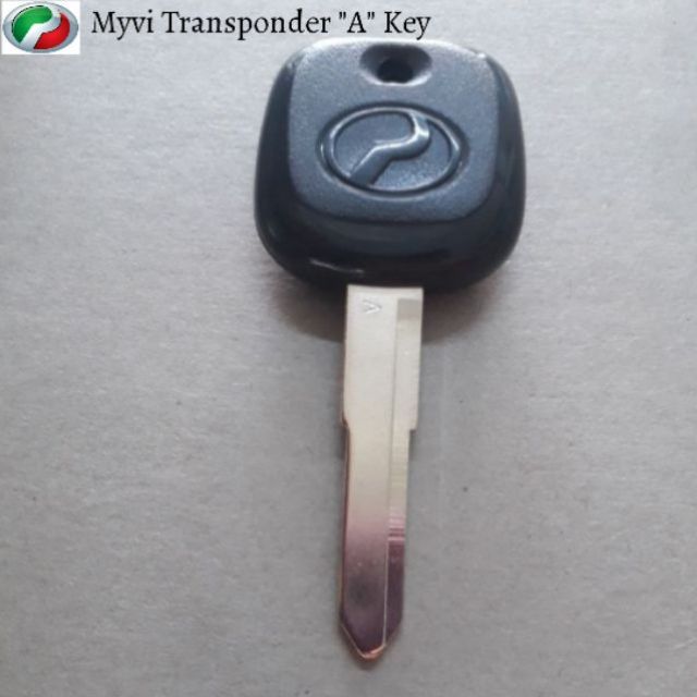 Perodua Myvi Axia transponder key | Shopee Malaysia
