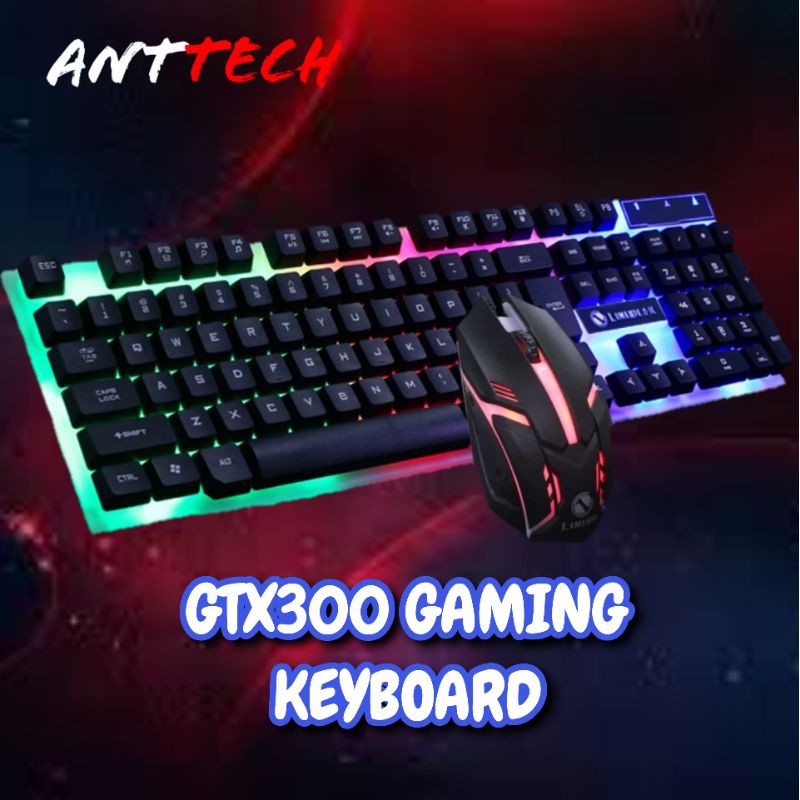 GTX300 GAMING KEYBOARD SET | Shopee Malaysia