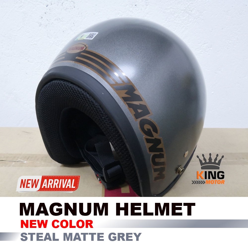 [NEW COLOR] MAGNUM HELMET M8 STEAL MATT GREY-SIRIM APPROVED | Shopee ...