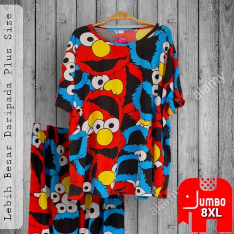 🐘𝟴𝗫𝗟 𝗕𝗗#𝟱🐘BAJU TIDUR WANITA PLUS SAIZ 8XL , PAJAMAS PEREMPUAN DEWASA SAIZ BESAR, BAJU TIDO MURAH ...