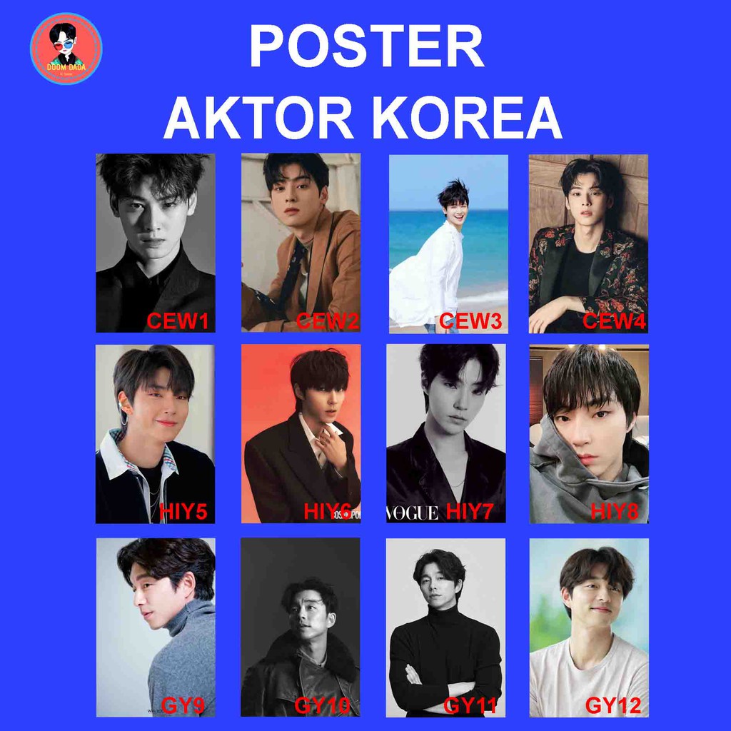 Cha EUN WOO Poster / GONG YOO Poster / Hwang In Youp Hwang In Yeop ...