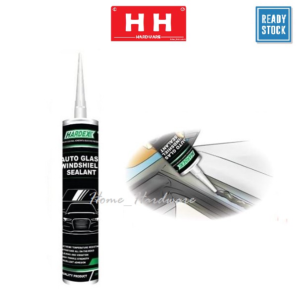 Hardex Auto Glass Windshield Sealant RS-980 ; Gum Cermin Kereta 300ml ...