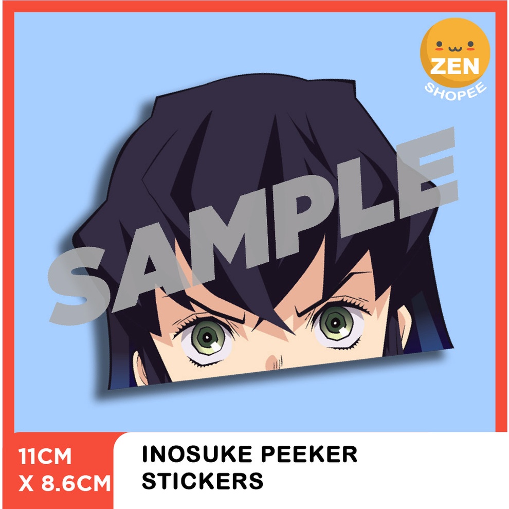 DEMON SLAYER Kimetsu No Yaiba Inosuke Peeker 11cm x 8.6cm | Shopee Malaysia