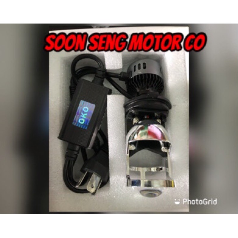 Clear stock Blub H4 LED projector light oko | Shopee Malaysia