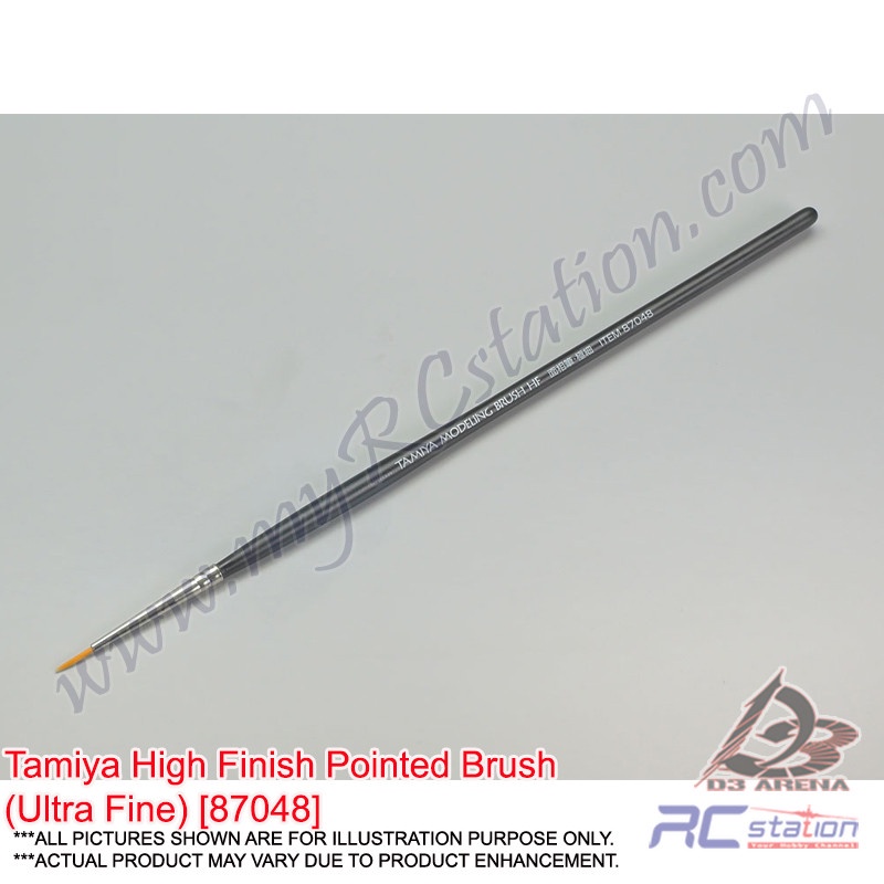 Tamiya Brush #87048 - Tamiya High Finish Pointed Brush (Ultra Fine ...