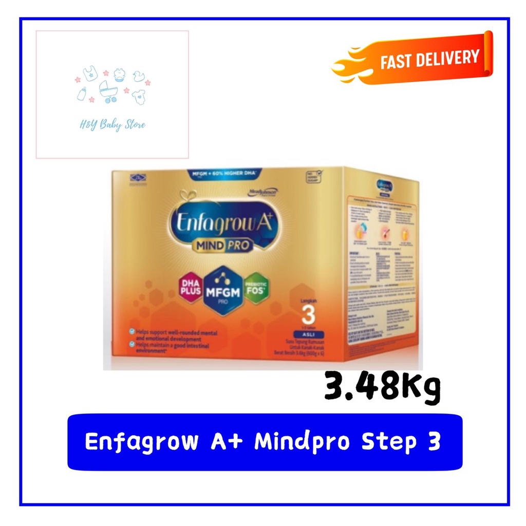 Enfagrow A+ MindPro 2FL Step 3 Original / Vanilla - 3.48kg (Milk ...