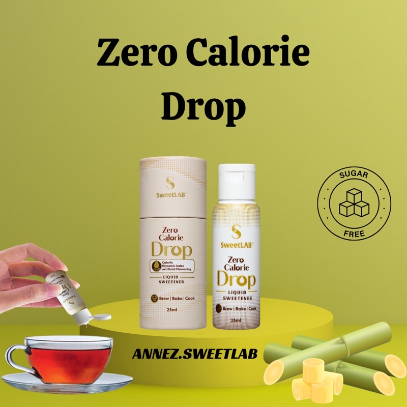 SweetLAB Zero Calorie Drop Pengganti gula | Shopee Malaysia